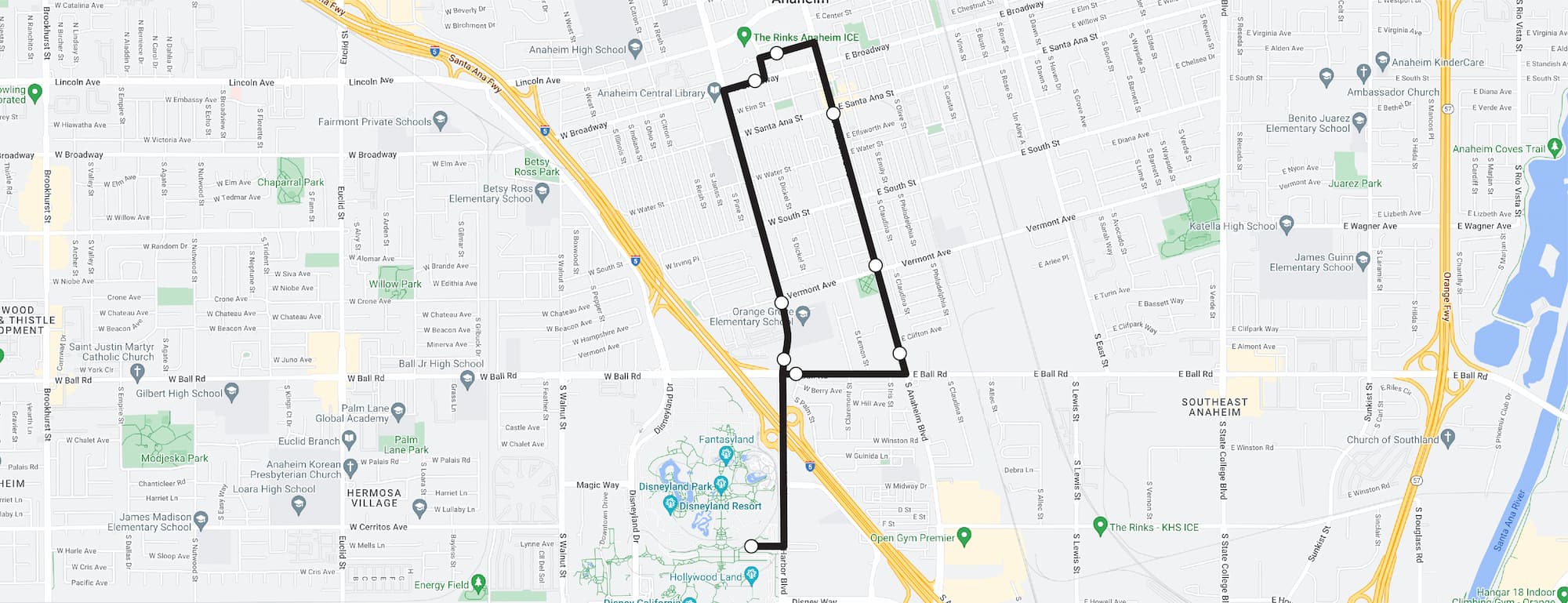 10 – Center City Line – Anaheim Transportation Network
