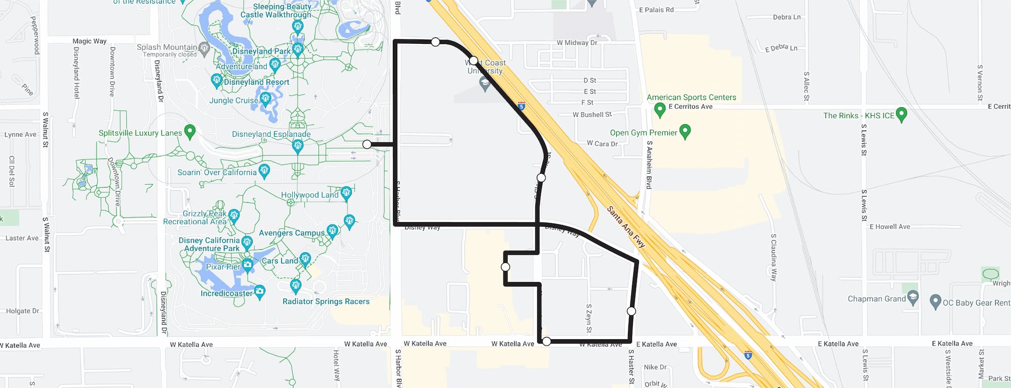 06 – Disney Way Line – Anaheim Transportation Network